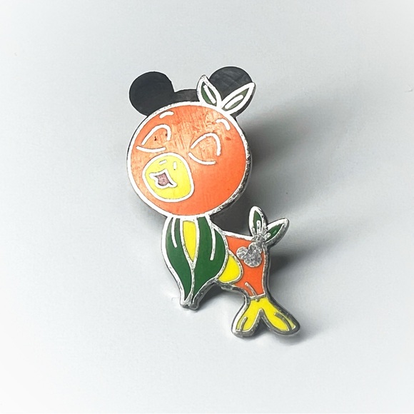 Disney | Jewelry | Disney Orange Bird Character Enamel Pin Hidden ...